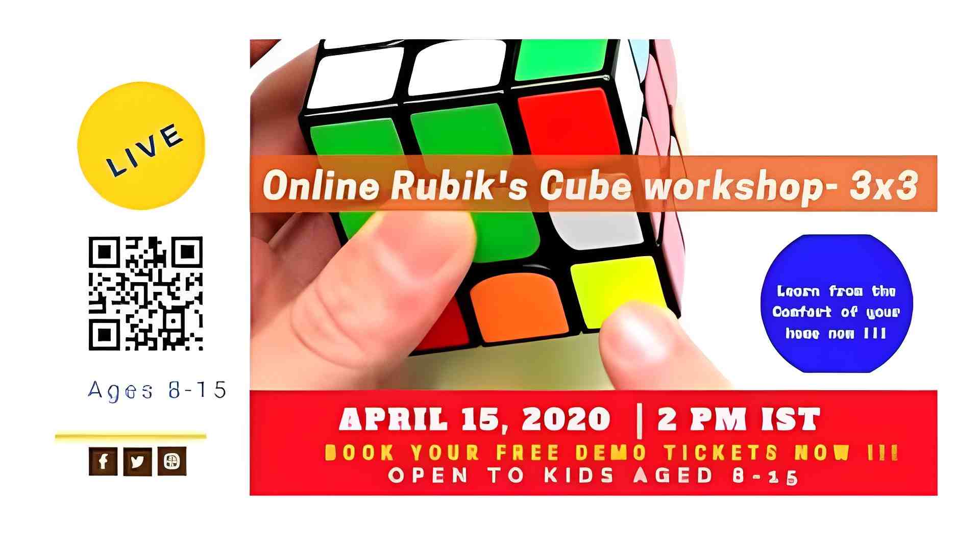 Online Rubik’s Cube Workshop for Beginners – NRI Events